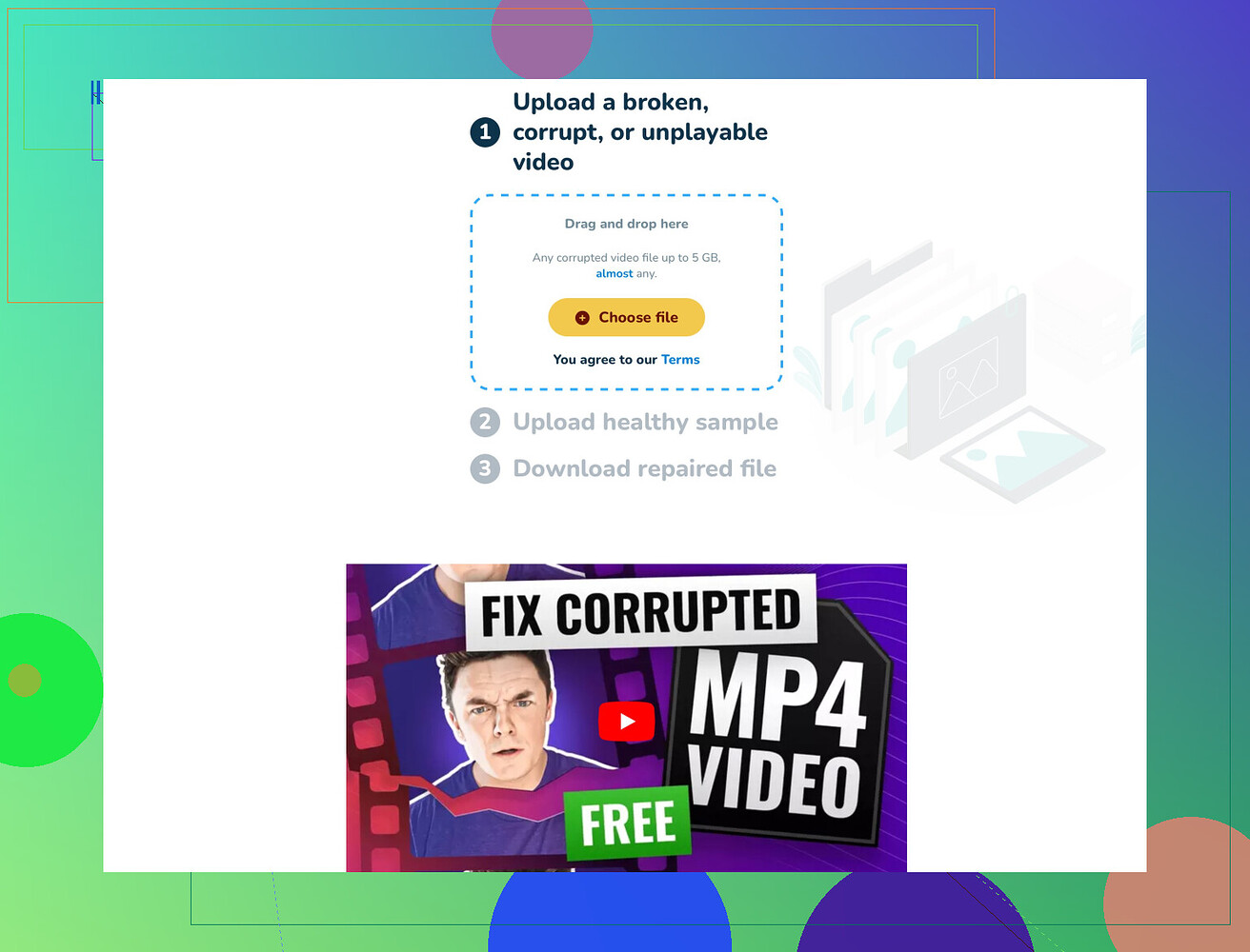 How to fix a corrupted file online? - Video Repair - ClarkConnect Forum
