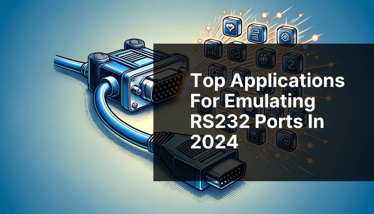 Top Applications for Emulating RS232 Ports in 2024